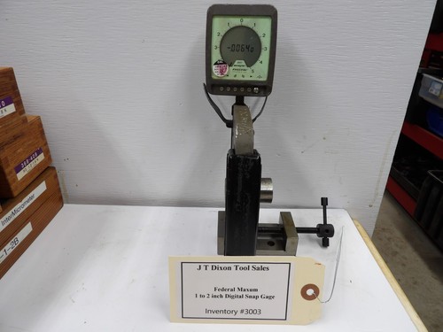 Federal Maxum Digital Snap Gage 1 to 2 inch Inv#3003 | eBay