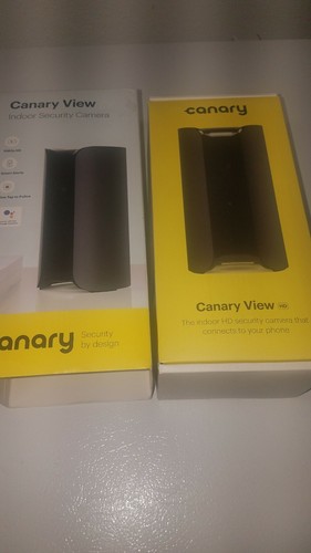 Canary View Indoor Security Camera 1080P HD Black | eBay