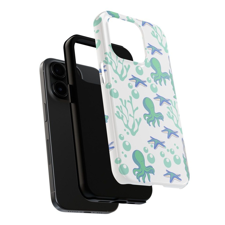 Blue Seashell Phone Case,Beachy Phone Case, iPhone 15 14 13 12 Pro y ...