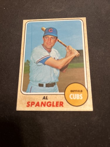 1968 Topps Baseball Card #451 Al Spangler Chicago Cubs NmMt Free ...