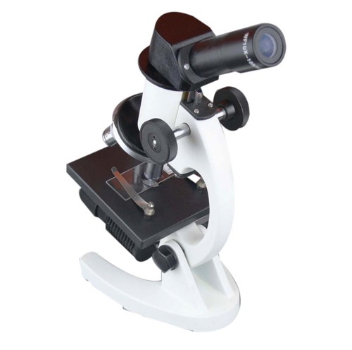 600x Student Microscope with Cordless LED Lamp. Batteries Included ...