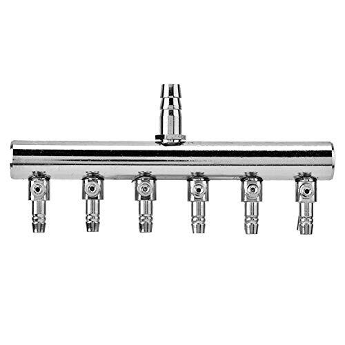 Aquarium Air Flow Valve Inline Manifolds Distributor Splitter Stainless ...