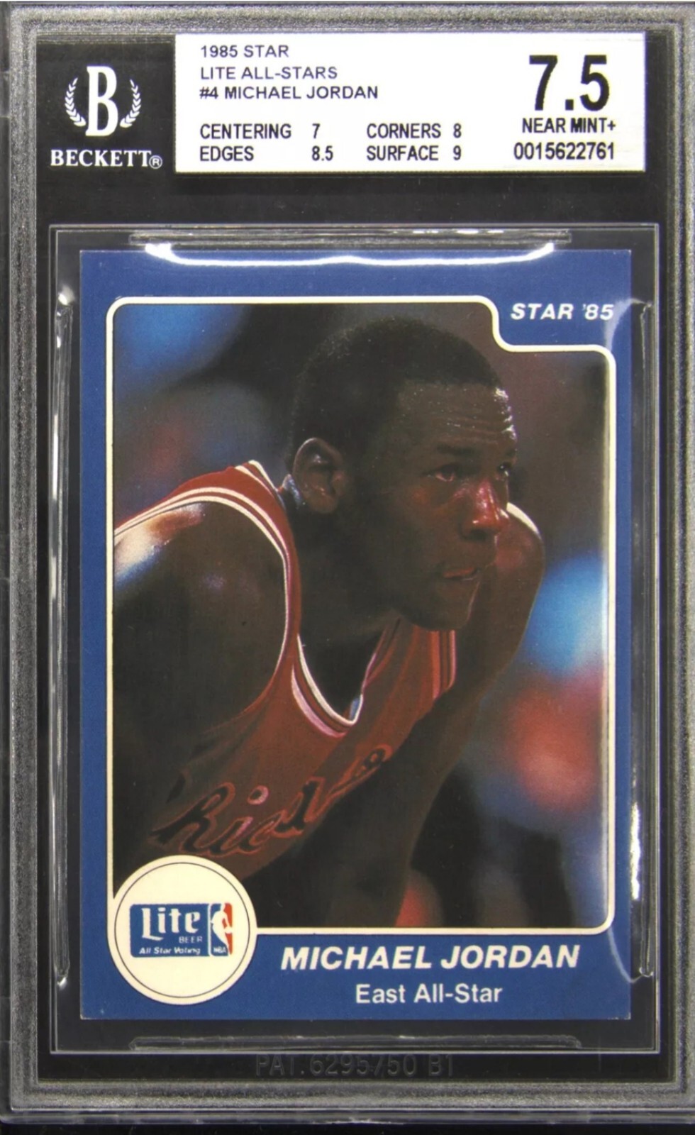 1985 STAR LITE ALL- STARS #4 MICHAEL JORDAN ROOKIE RC BGS 7.5 | eBay