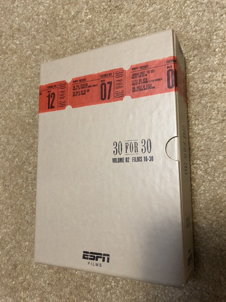 ESPN 30 for 30: Vol. 1 & 2 Bundle - Films 1 - 30; Like New- Never Used ...