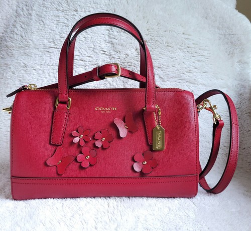 Upcrafted Authentic Coach Legacy Saffiano Leather Han… - Gem