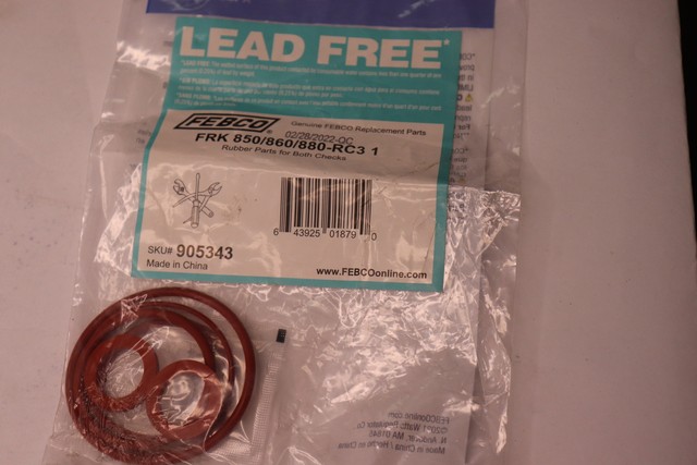 FEBCO 850/860 1" CHECK MODULE RUBBER KIT for sale online | eBay