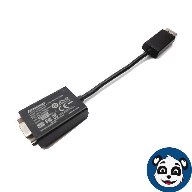 Lot of 10 LENOVO 57Y4393, Genuine DisplayPort to VGA Monitor Cable , “A ...
