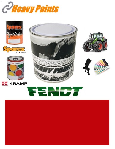 Fendt Tractor Wheel Red Paint High Endurance Enamel Paint 1 Litre Tin ...