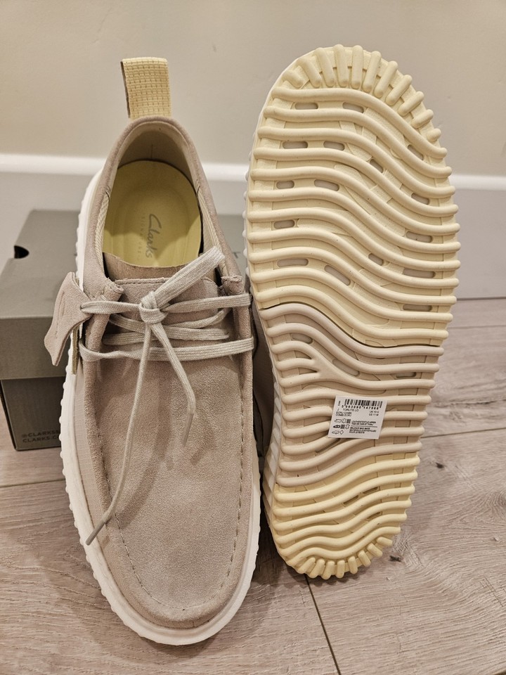 NEW CLARKS SIZE 11 MEN'S TORLITE LO SNEAKERS LACE-UP SHOES ECRU MULTI ...