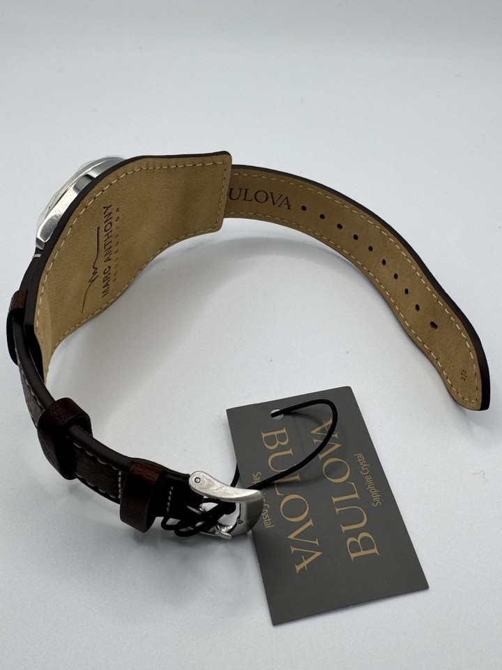 Bulova, Mark Anthony 96A313 Men’s Limited Edition Watch Blue Dial ...