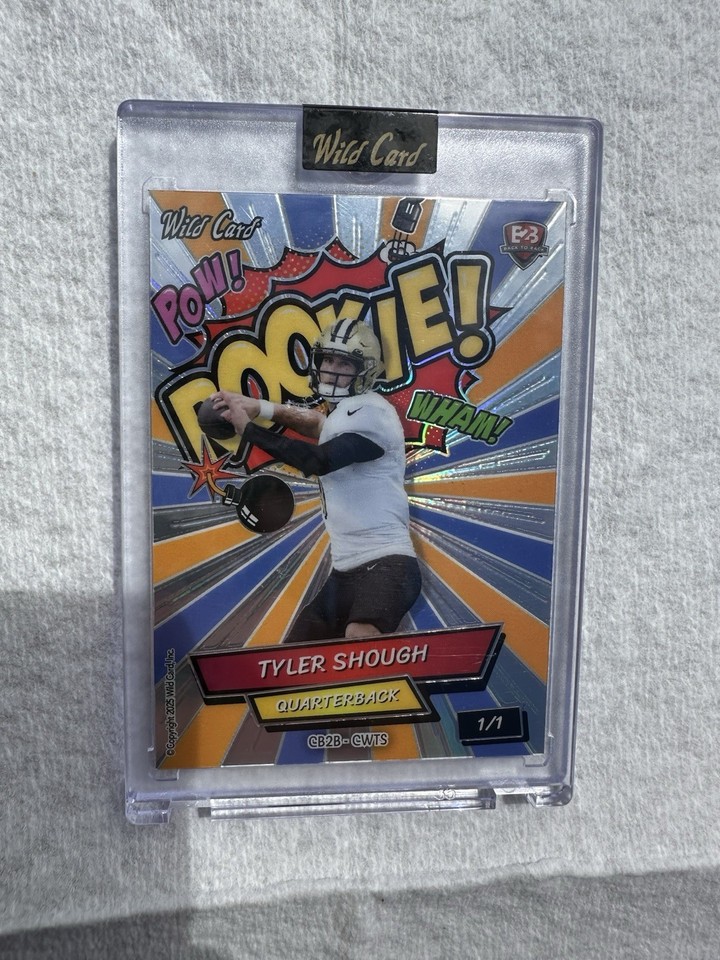 Cam Ward / Tyler Shough B2B Daul Comix Rookies And Legends Case Hit ...