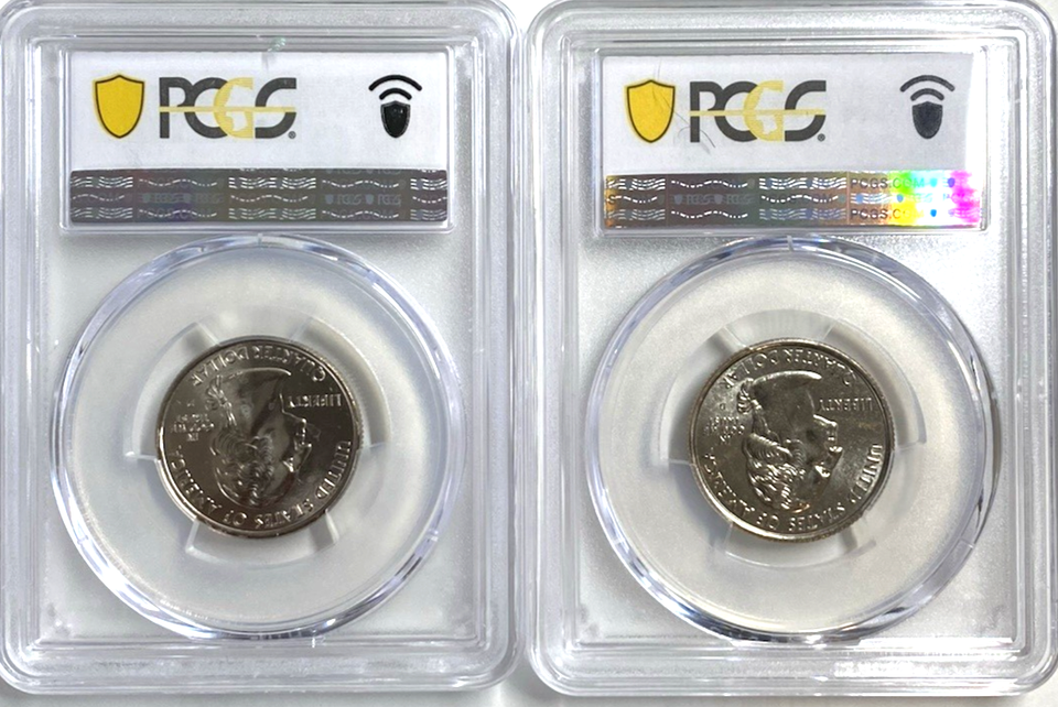 [PCGS GOLD SHIELD x2] 2001 D State Quarters MS66 MS62 25c SAVE BIG!! | eBay