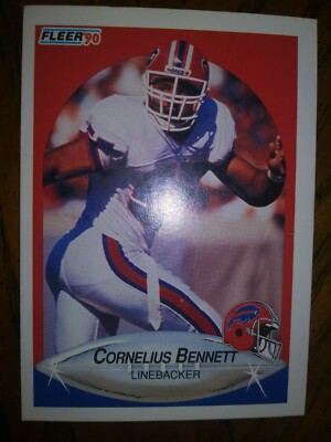 1990 Feer Cornelius Bennett Football Card # 111 | eBay
