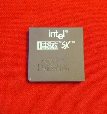 Intel 486SX-33 SX797 80486SX 33 MHz i486 SX Socket 3 Very Rare ...