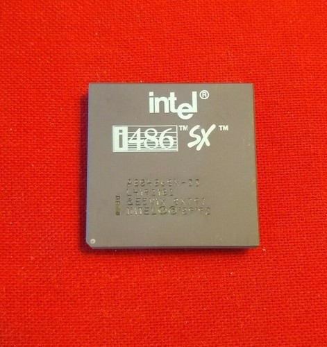 Intel 486SX-33 SX797 80486SX 33 MHz i486 SX Socket 3 Very Rare ...