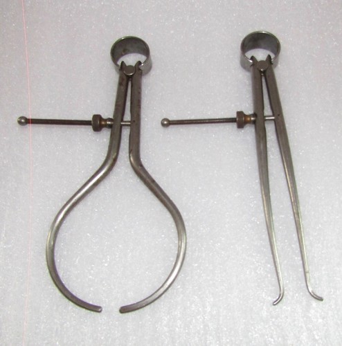Vintage LS Starrett Outside & Inside Calipers Spring Style 6" USA | eBay
