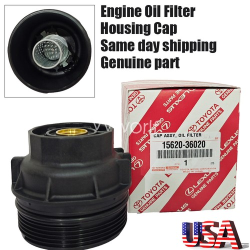 Genuine Engine Oil Filter Housing Cap 15620-36020 For 2008-19 Toyota ...