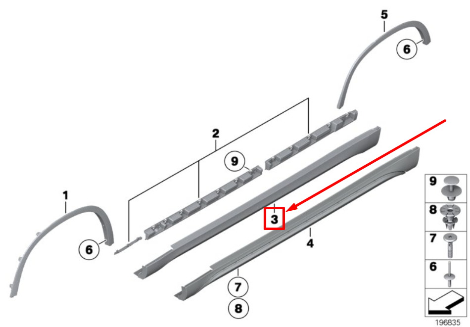 BMW X1 E84 Left Door Sill Cover 2990169 51772990169 NEW GENUINE | eBay UK