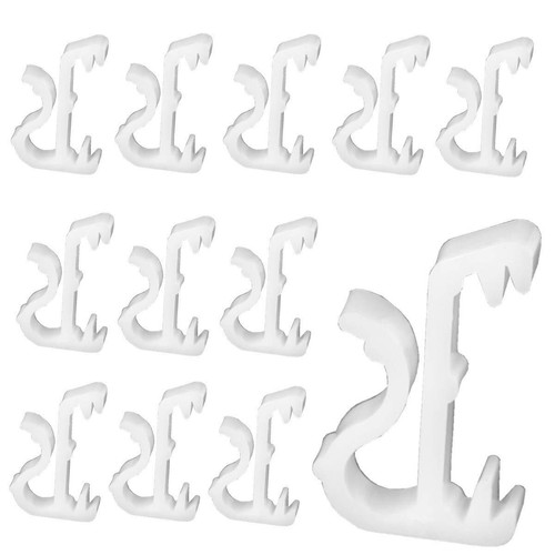 20pcs Hidden Valance Clips 1" Mini Window Blinds Clips White Plastic ...