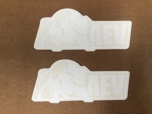 AEV American Expedition Vehicles White Decals Stickers 5" x 2.5" 2-Pack ...