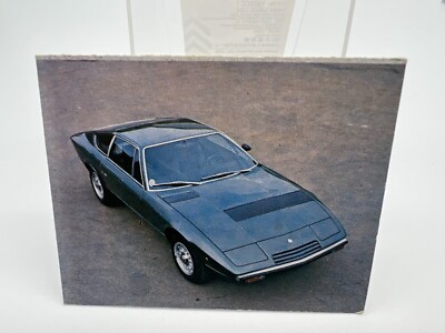 MASERATI KHAMSIN Super car card Japanese Vintage Rare F/S | eBay
