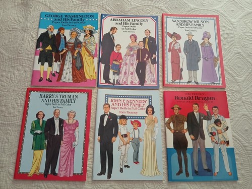 Tom Tierney Paper Doll Presidential Lot Of 6 | eBay