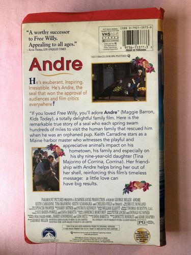 PARAMOUNT FAMILY FAVORITES ANDRE VHS TAPE | eBay UK