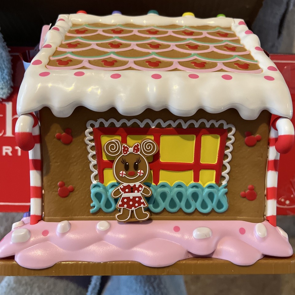 🎄2024 DISNEY PARKS MICKEY & MINNIE GINGERBREAD HOUSE POPCORN BUCKET NEW ...