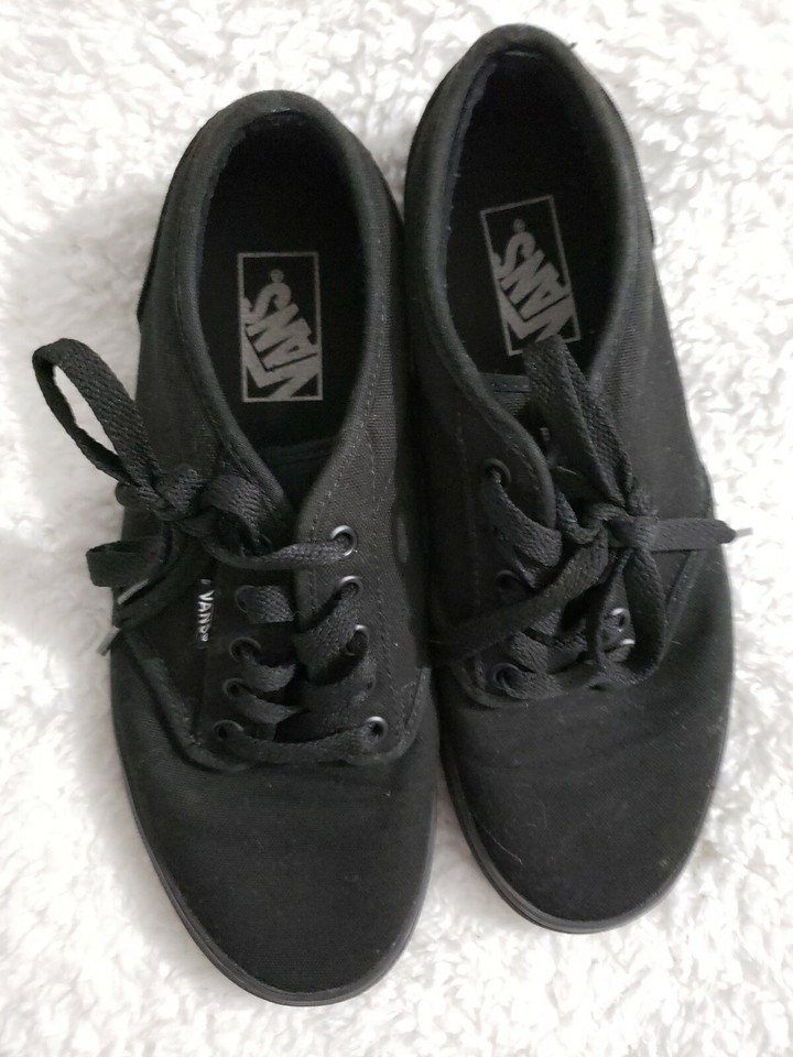 Van's 500714 Black Shoes Men 8.5 woman 10 | eBay
