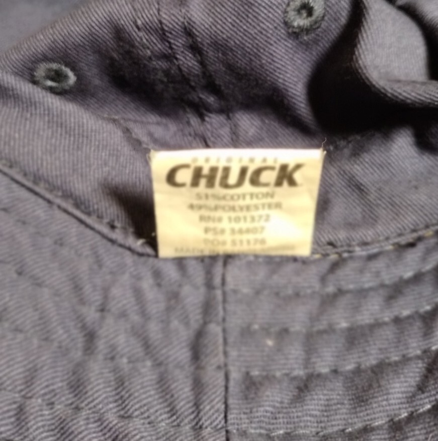 Original Chuck Bucket Hat American Flag Eagle One Size - Gem