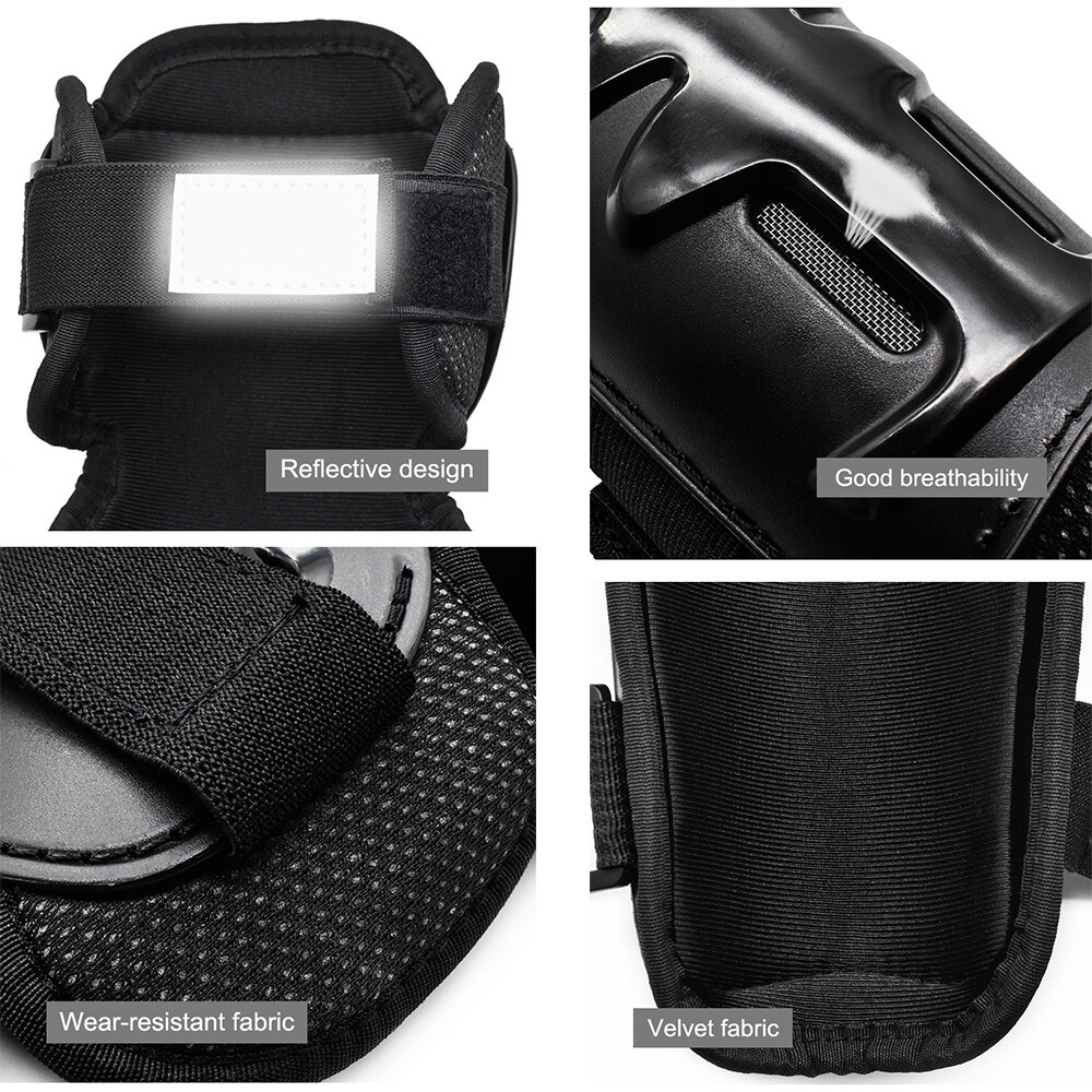 WOSAWE Motorcycle Shin Guards Knee Protector Motocross Bike Road Knee ...