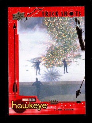 2023 UPPER DECK MARVEL HAWKEYE TRICK SHOTS RED TS3 FLARE ARROW | eBay