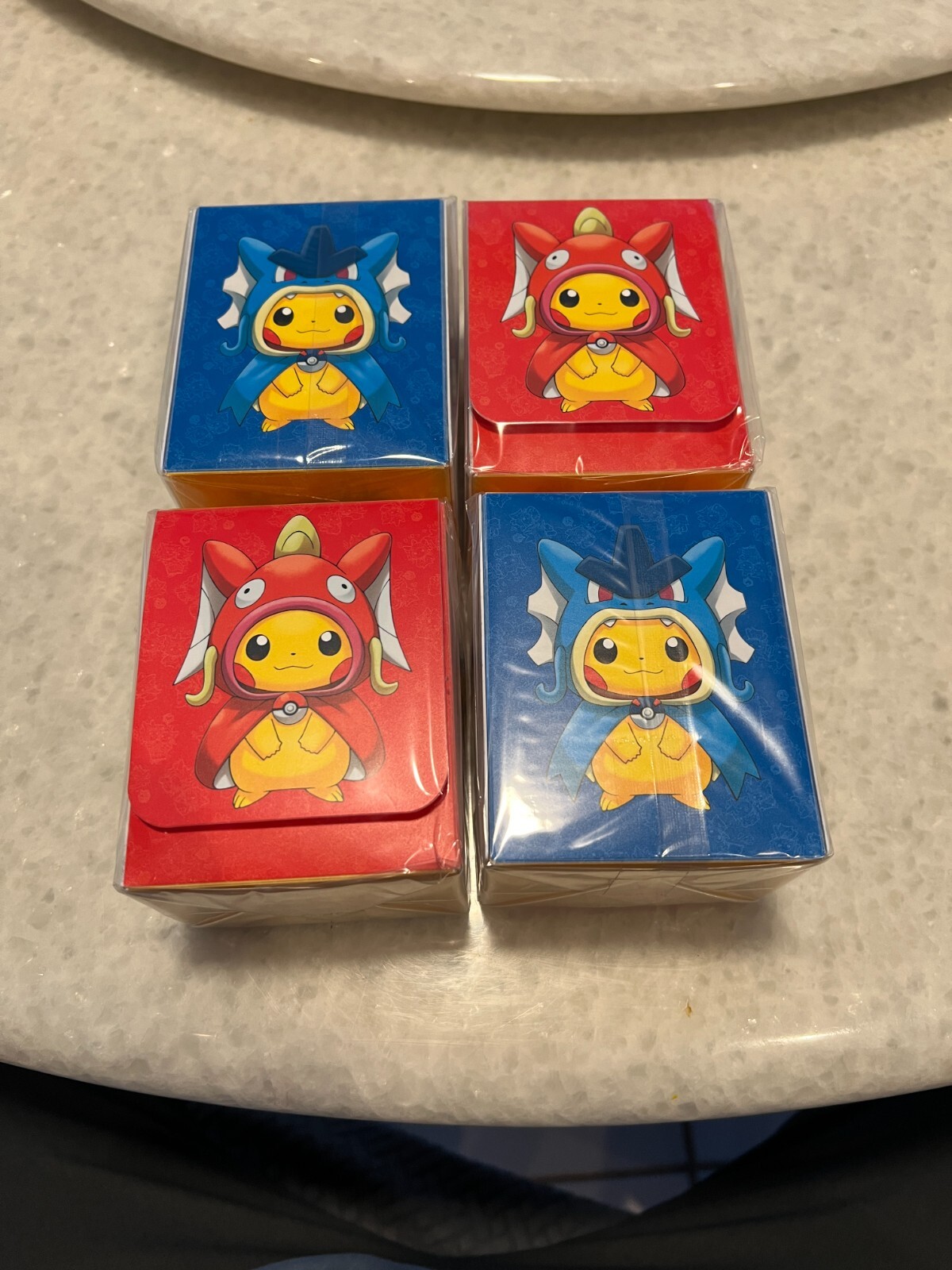 Pokémon Japanese Poncho Pikachu Magikarp & Gyarados Special Deck Box ...