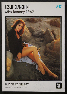 Miss January 1969 PlayBoy Playmate Leslie Bianchini 1993 Cards #47 | eBay