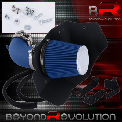For 2009-2015 CTS-V 6.2L V8 Cold Air Intake Blue Aluminum Pipe + Heat ...
