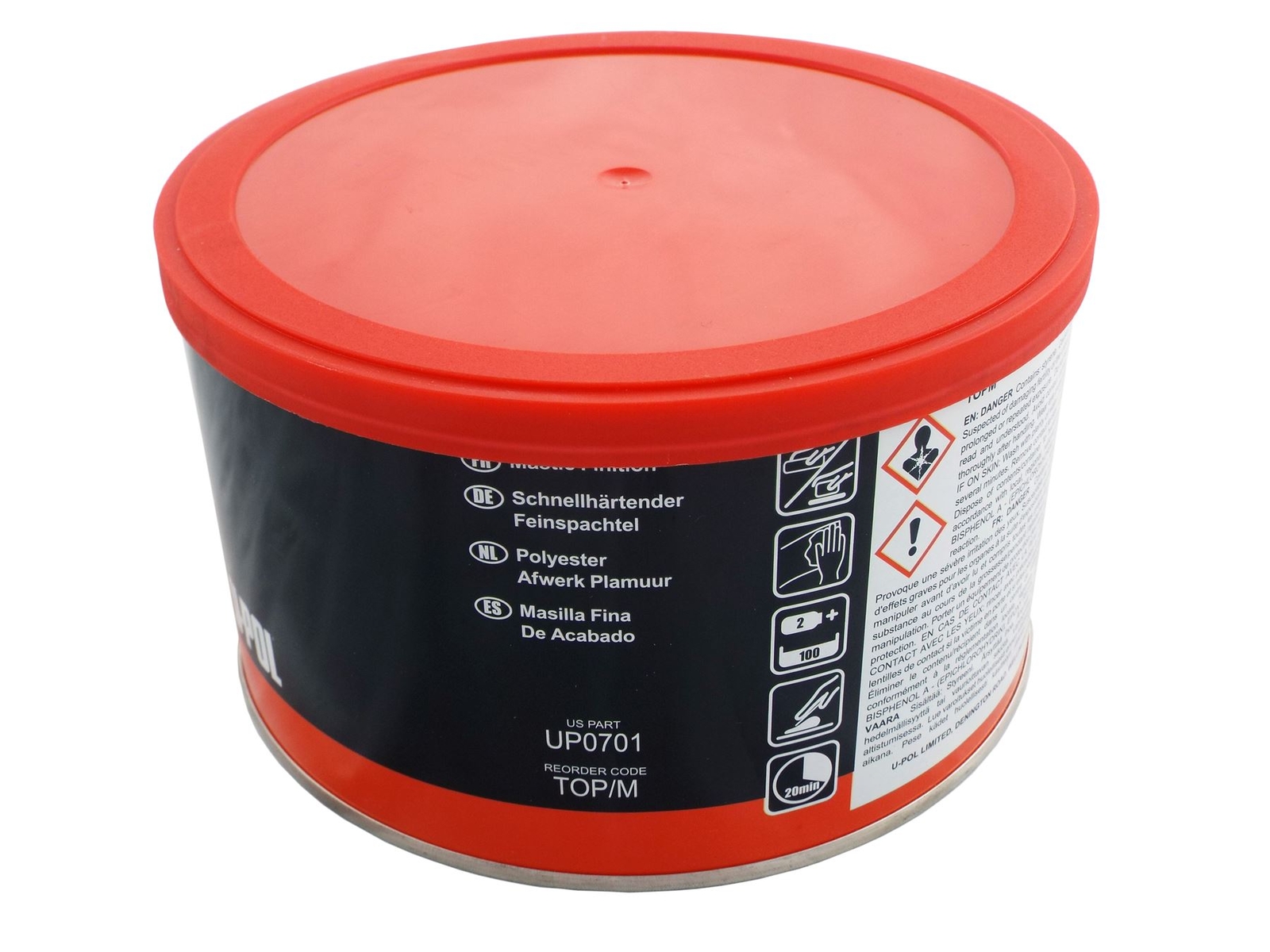 U-Pol Top Stop Car Body Filler Smooth Quick Stopper Finishing Repair ...