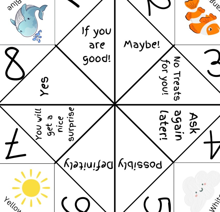 Kids Paper Fortune Teller