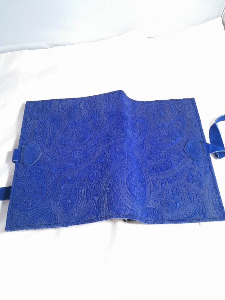 Oberon Design Leather Journal/book Cover 4x6 Royal Blue | eBay