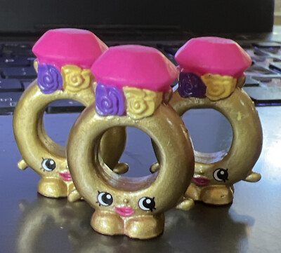 Shopkins Fashion Spree Ring -A- Ling Gold With Pink FREE Ship $25 | eBay