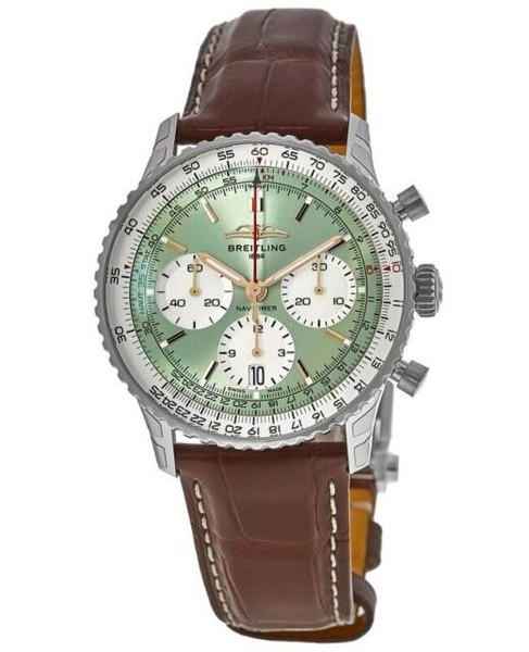 Breitling Navitimer Green Men's Watch - AB0139211L1P1 for sale online ...