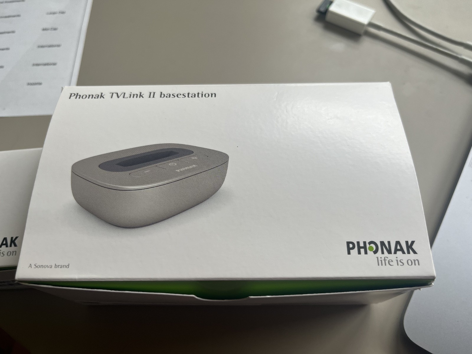 Phonak TVLink II Base Station with Compilot II, hearing aid TV/Music ...