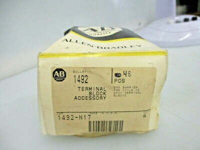 NEW ALLEN BRADLEY LOT OF 48 TERMINAL BLOCK ACCESSORY 1492-N17 | eBay