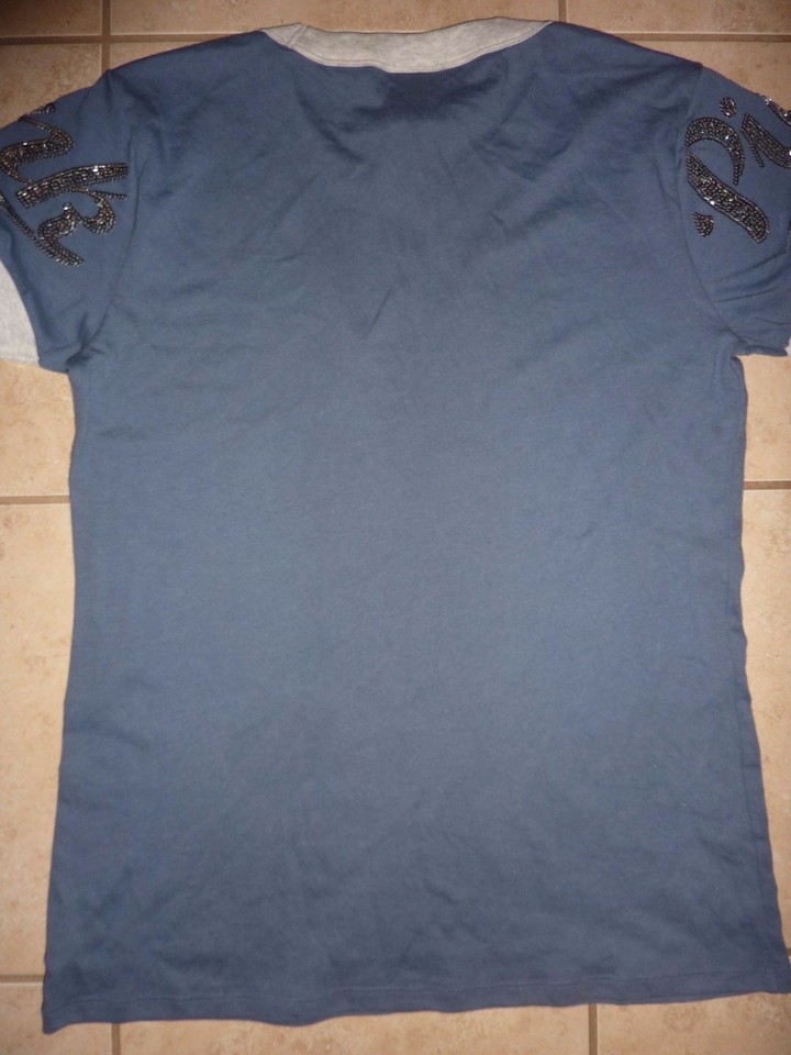VICTORIAS SECRET PINK NEW BLING CURSIVE "PINK" SCOOPNECK CREW DOG TEE ...
