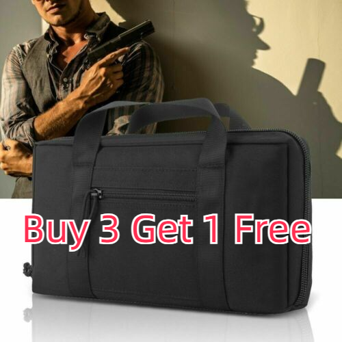 Tactical Pistol Range Bag Padded Handgun Gun Magazine Conceal Carry Soft Case | eBay