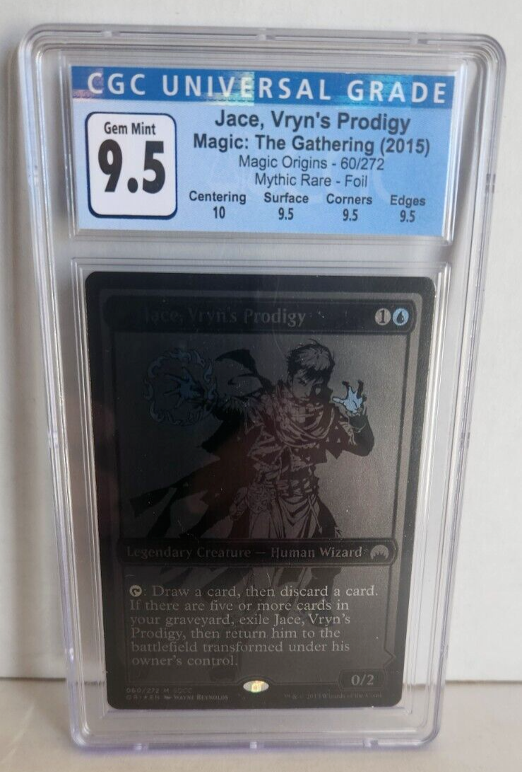 Jace, Vryn's Prodigy Jace, Telepath Unbound 9.5 CGC Foil Promo SDCC ...