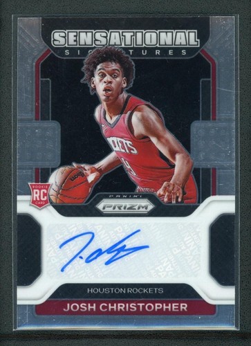 2021-22 JOSH CHRISTOPHER AUTO PANINI PRIZM SENSATIONAL SIGNATURES ...