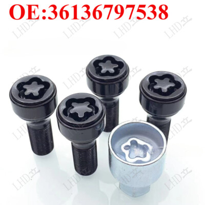 Wheel Lock Bolt 36136797538 For BMW E70 E71 X5 X6 F01 F02 750i 750Li ...