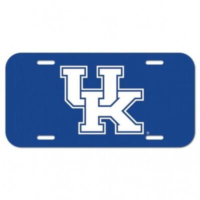 Kentucky Wildcats Plastic License Plate (NEW) NCAA Tag Auto Car Truck ...