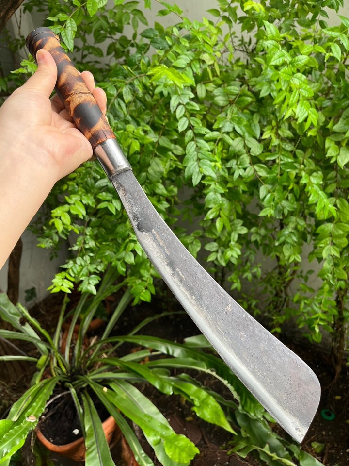Handmade Parang machete hunting knife 12" Bearing steel forged, Bamboo ...