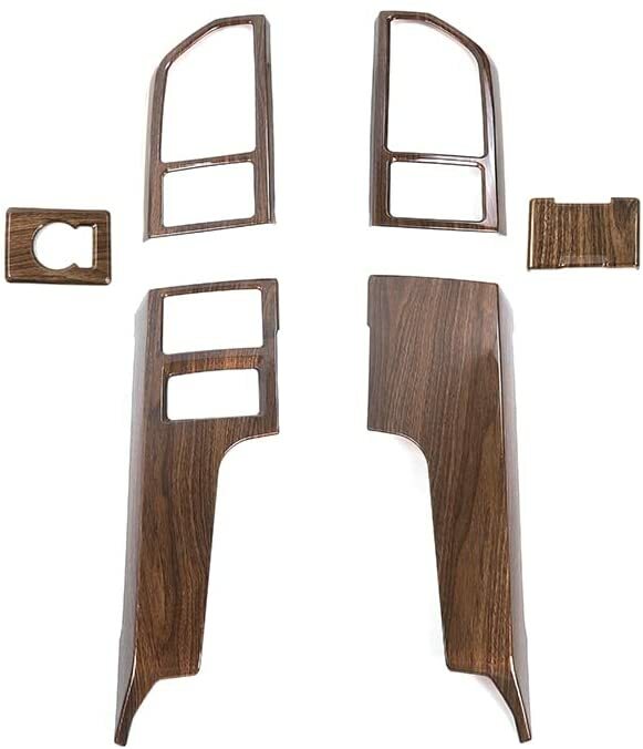 Wood Grain Central Console Panel Cover Trim Bezels For Ford F150 15 ...